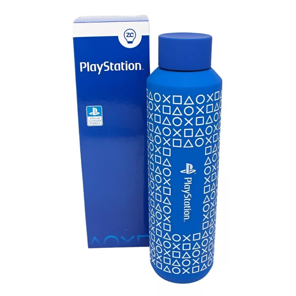 Garrafa Térmica Playstation 600ml Licenciado Sony Presente Zona Criativa | Shopee Brasil