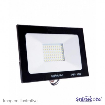 REFLETOR LED STARTEC 50W BR/6500K PT | Shopee Brasil