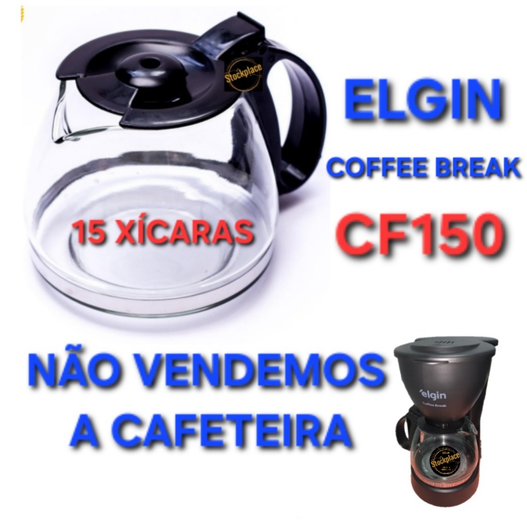 JARRA COMPATÍVEL PARA CAFETEIRA CF150 COFFEE BREAK ELGIN - 15 XÍCARAS ...