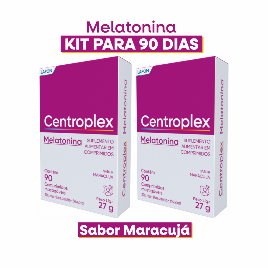 Melatonina Sono Centroplex - Sabor Maracujá - 180 comprimidos | Shopee ...