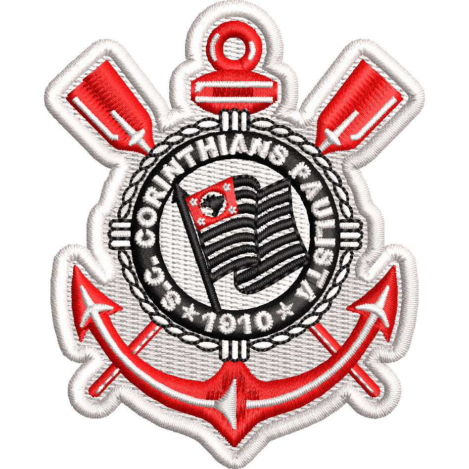 Patch Bordado Escudo Sport Club Corinthians Paulista Tim3 | Shopee Brasil