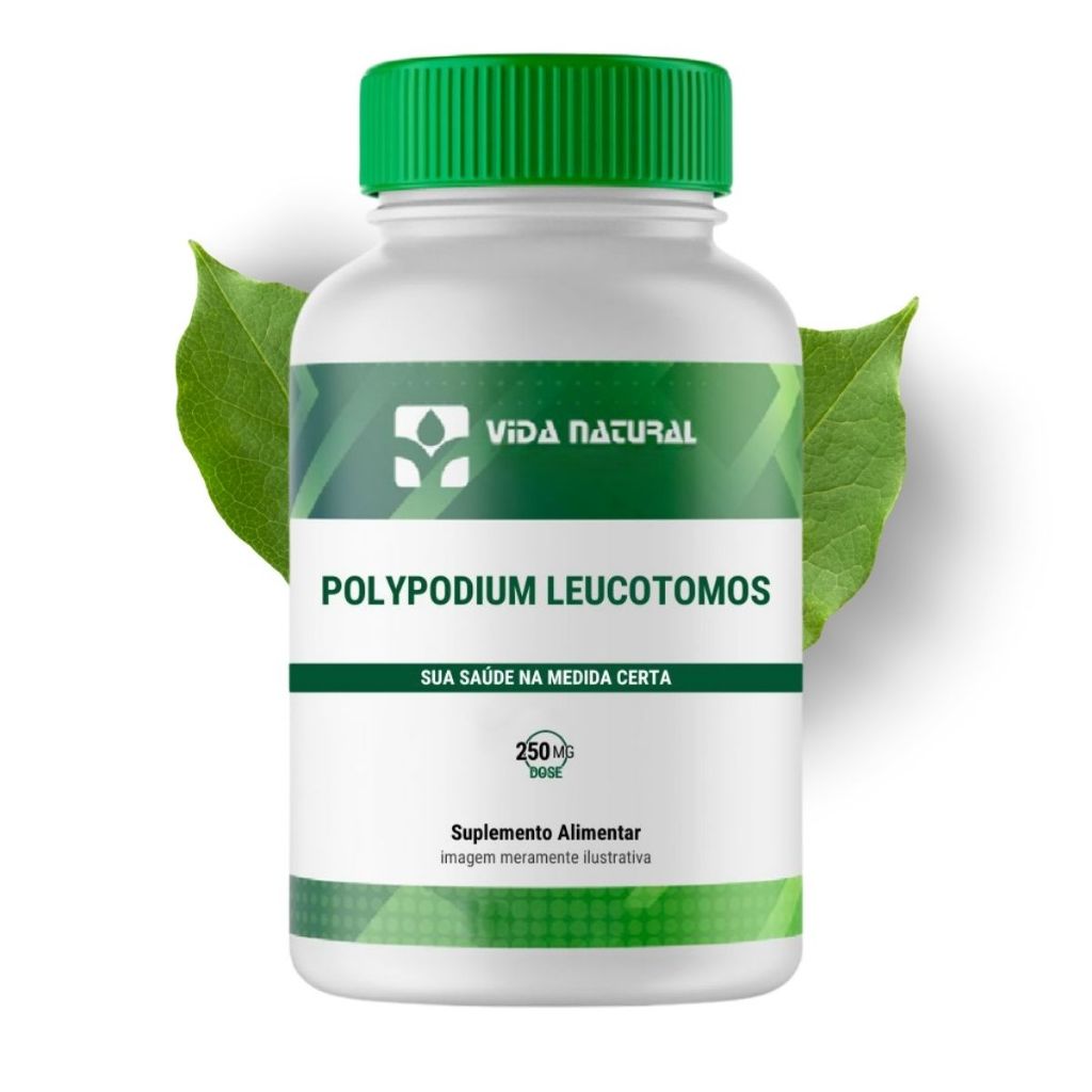 Polypodium Leucotomos 250mg 60 Cápsulas - Vida Natural | Shopee Brasil