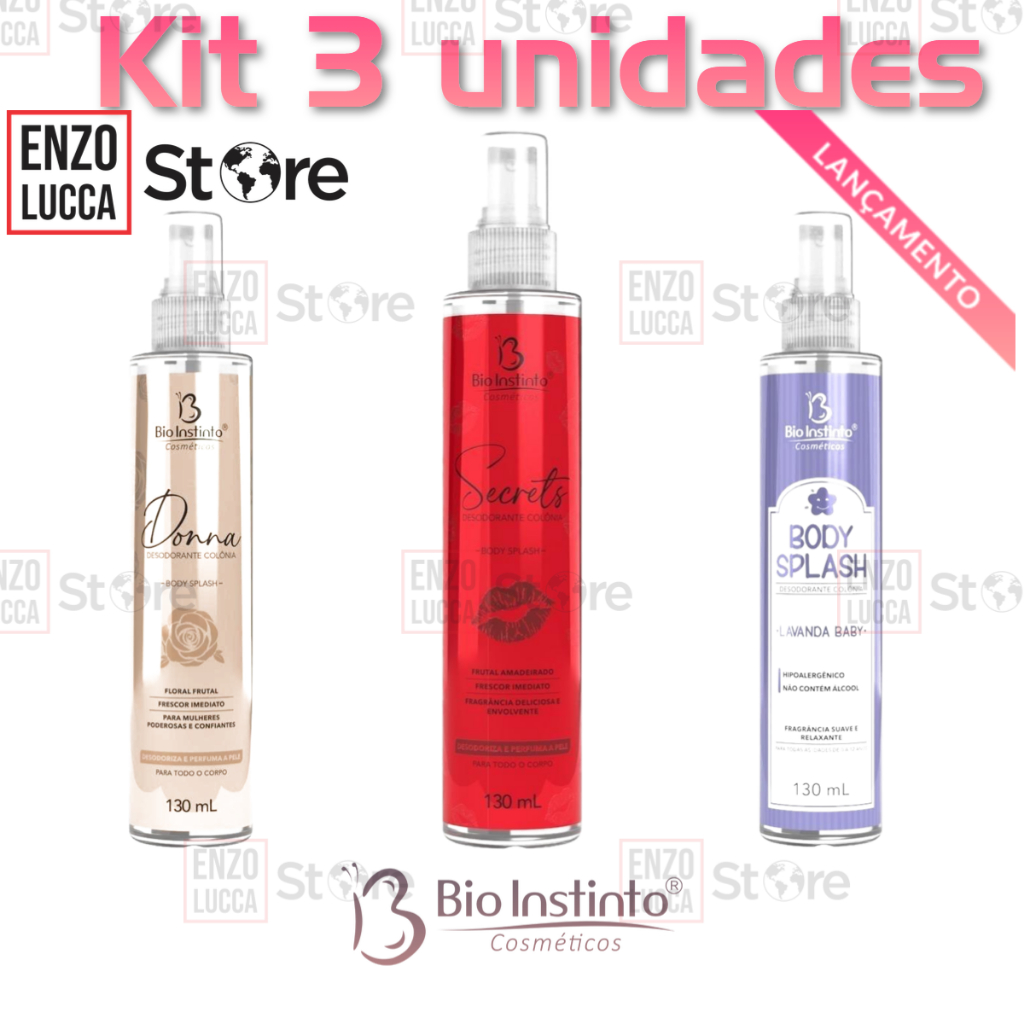 Perfume Corporal Body Splash desodorante colônia Bio instinto DONNA ...