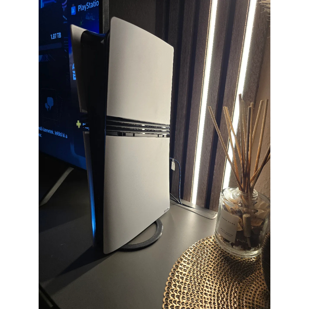 Base PS5 Slim Vertical Resistente Suporte PS5 Slim ou Pro com parafuso ...