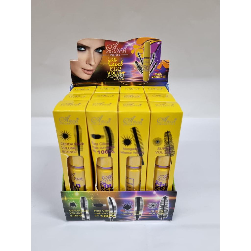 Box C/12 Unidades Rimel Anca Cosmetico Paris | Shopee Brasil