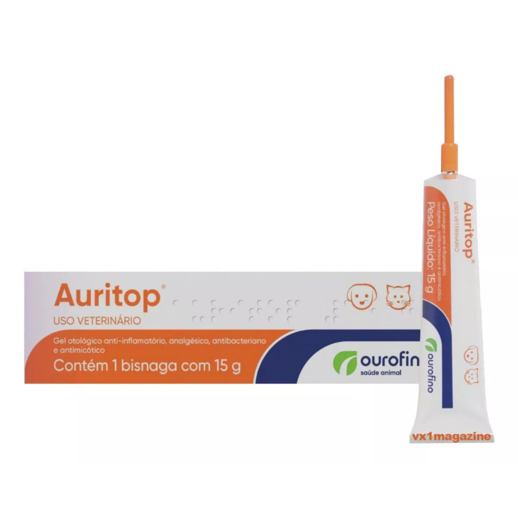 Tratamento Otológico Auritop - 15 g - Ourofino | Shopee Brasil