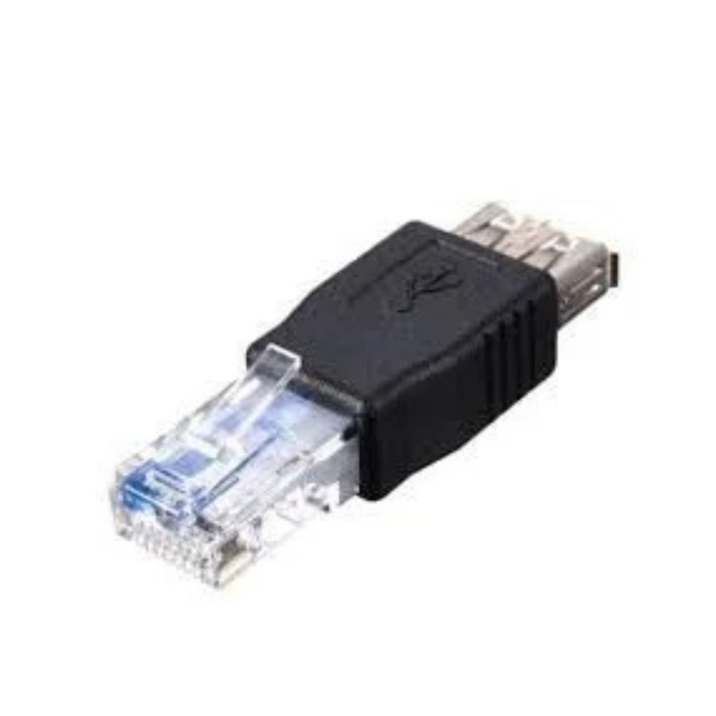 Conector Usb A Fêmea X Rede Rj45 Macho Internet Novo | Shopee Brasil