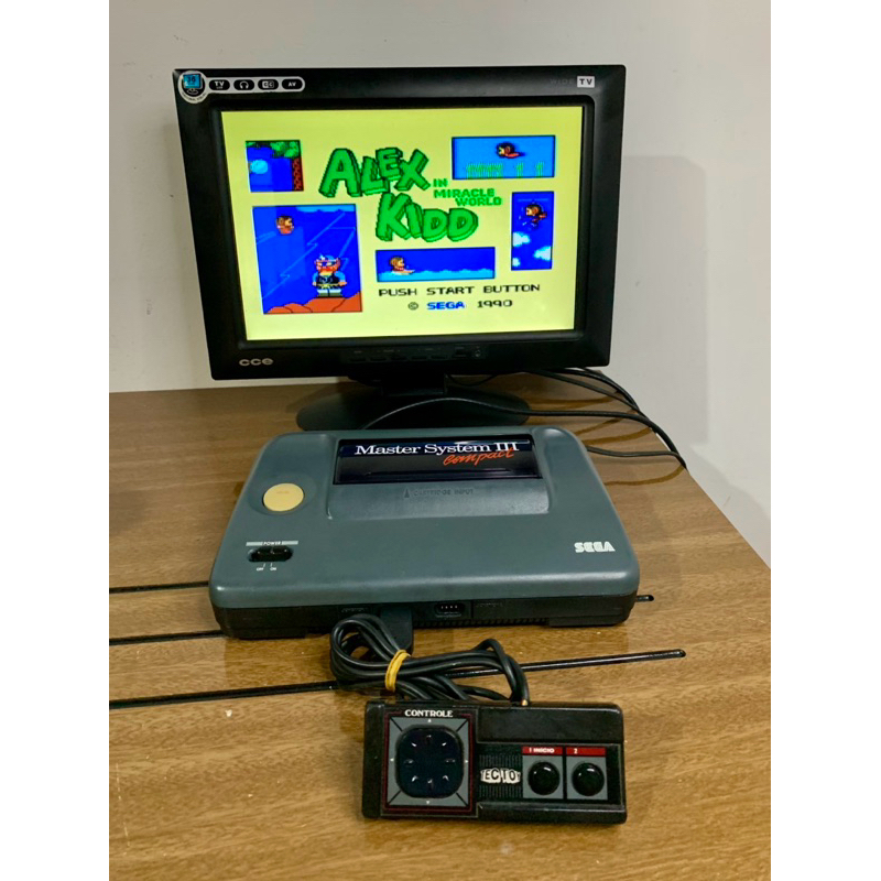 Master System 3 compact com AlexKidd na Memoria. | Shopee Brasil