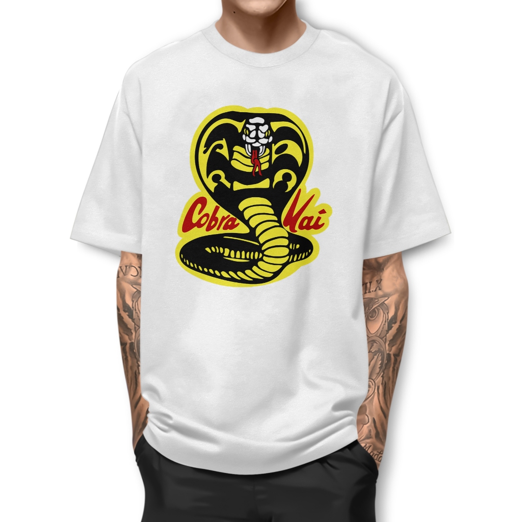 Camiseta COBRA KAI Camisa Estilo Premium 100% algodão | Shopee Brasil