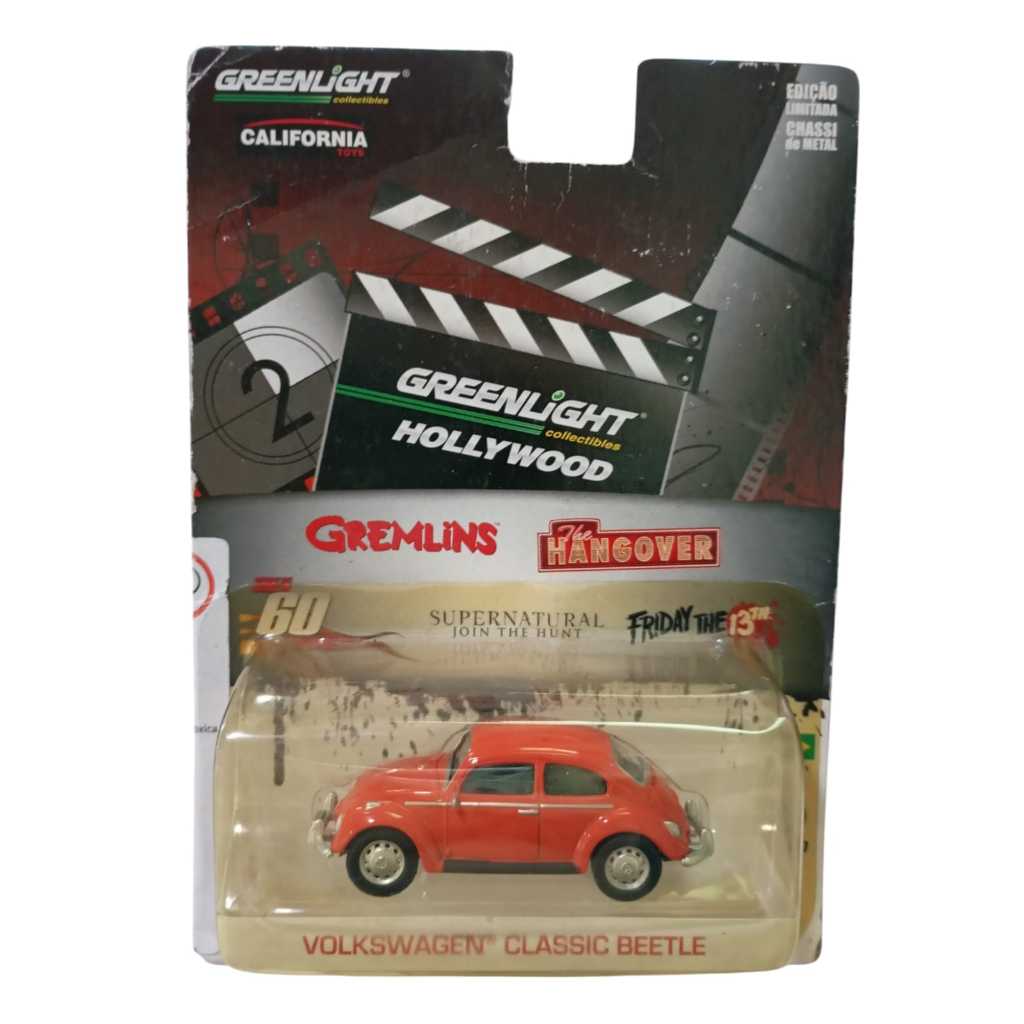 GREEN LIGHT VW CLASSIC BEETLE "GREMLINS" HOLLYWOOD | Shopee Brasil