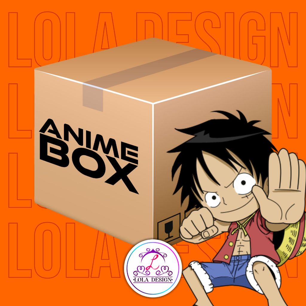 Box Anime Temático One Piece Personalizado - Kit Caixa Anime Geek Nerd ...