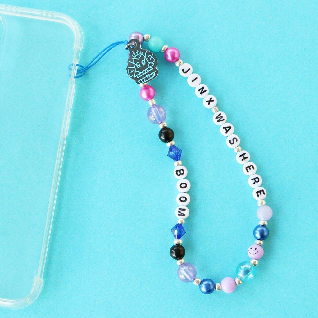 Phone Strap Cordinha de Celular Jinx Arcane (fanmade) | Shopee Brasil