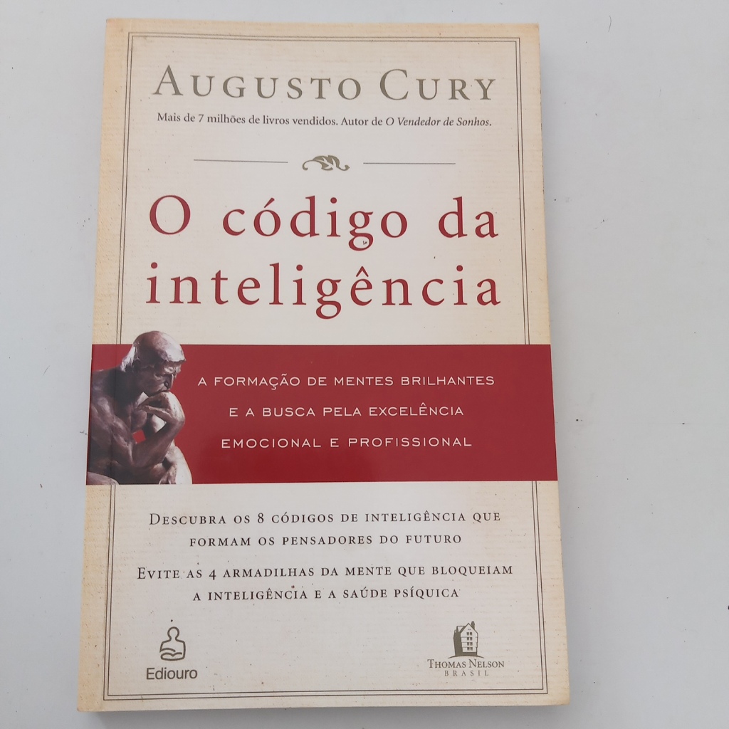 Livro Código Da Inteligência O Cury, Augusto | Shopee Brasil