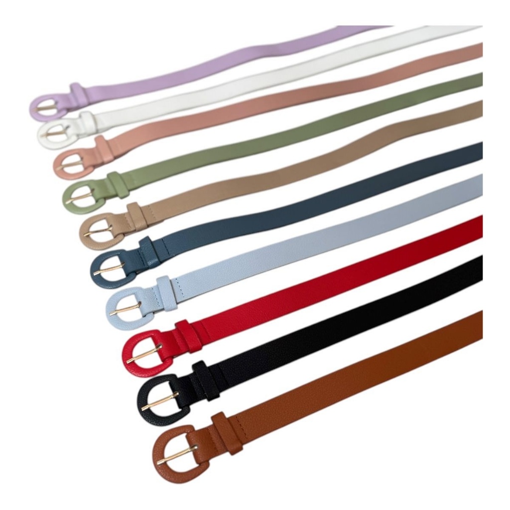 Cinto Feminino Fino Basico Colorido Da Moda Varias Cores Entrga Rapida --LM--010 | Shopee Brasil
