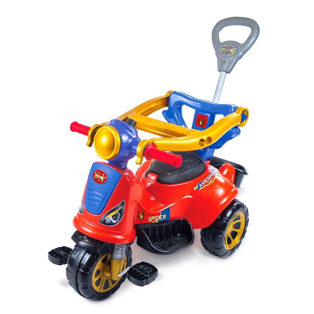 Carrinho Totoka Tonquinha Triciclo Motoca Quadriciclo De Passeio Com ...