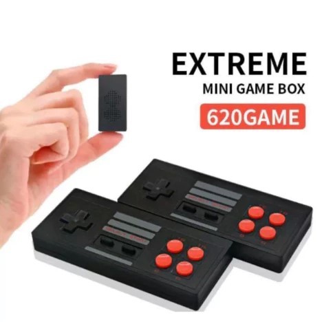 Mini game Box Extreme 620 Jogos Com Com Controle Wireless para Tv ...