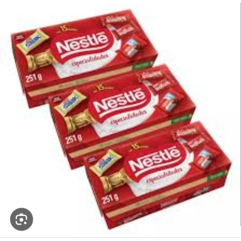 8 unidades bombom CHOCOLATE nestle envio ja kit chocolate | Shopee Brasil