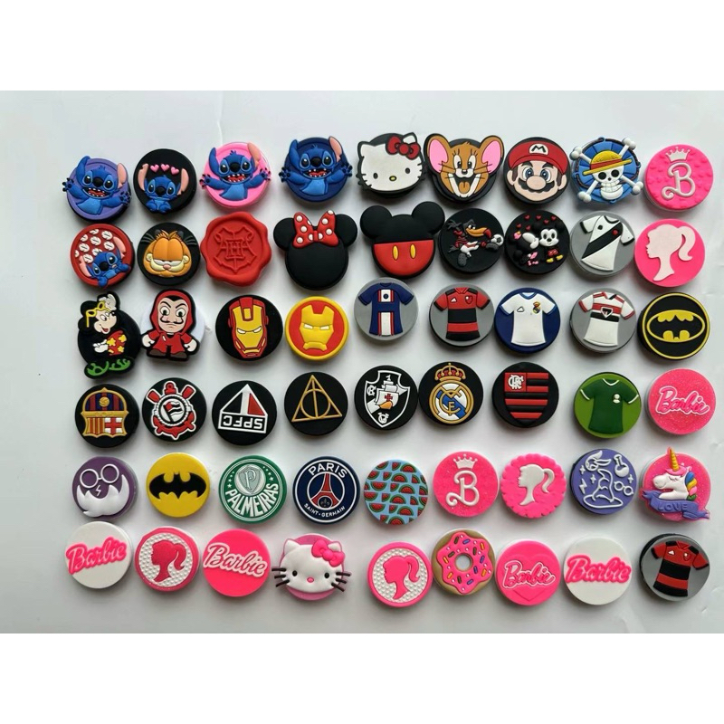 Pop socket silicone Time / Barbie / Disney / Heros | Shopee Brasil