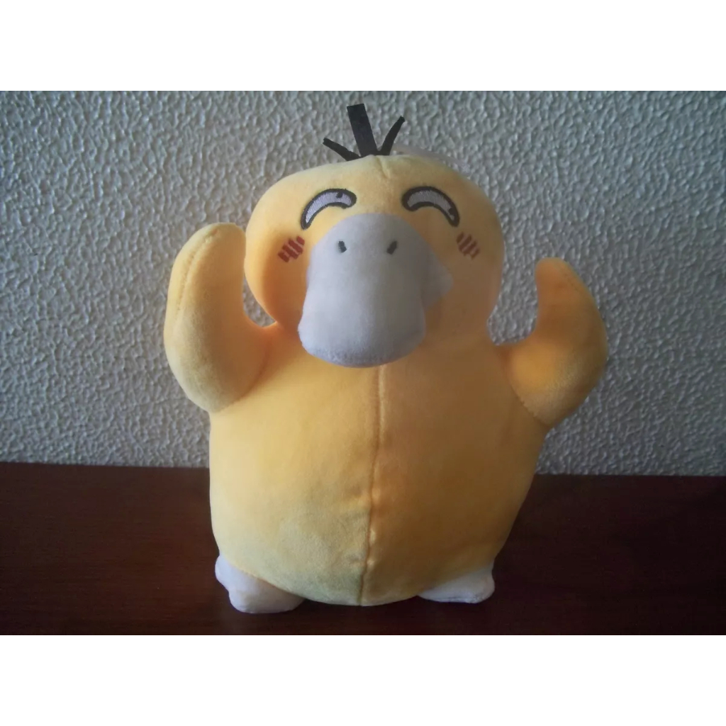 Pato Amarelo Psyduck de Pelúcia - Pokemon | Shopee Brasil