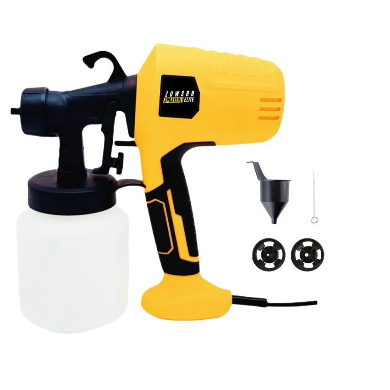 pistola de pintura 750W Pistola Elétrica para Pintura Pulverizador de tinta Compressor com 2 ...