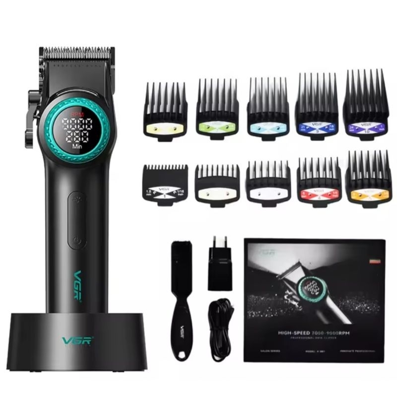 Máquina de Cortar Cabelo VGR V-001 Sem Fio Fade | Shopee Brasil