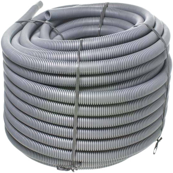 Conduite Eletroduto Corrugado Cinza 3/4 100 Metros PEAD Alta Qualidade ...