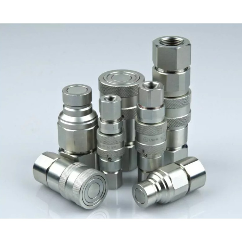 Kit Engate Hidráulico-Macho e Fêmea 03-3/8-NPT ISO-A - Acoplamento rápido hidráulico tipo face ...