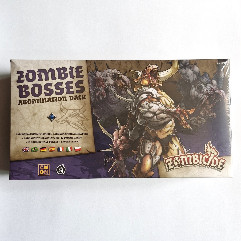 Zombie Bosses Abomination Pack (Expansão) - Zombicide Black Plague ...