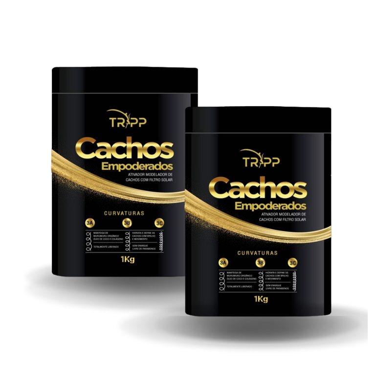 Kit 2 Cachos Empoderados 1kg Tripp Professional | Shopee Brasil