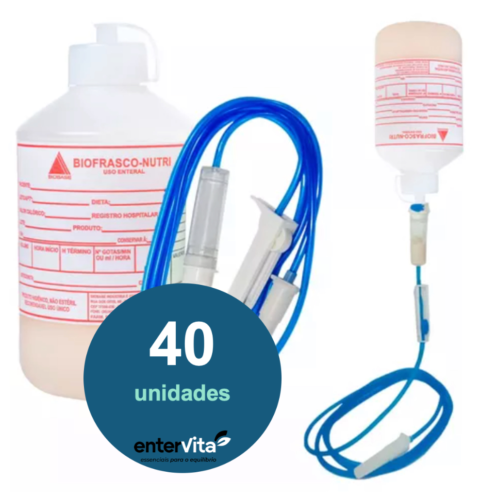Kit Enteral Atacado - Equipo Dieta Enteral + Frasco 300ml | Shopee Brasil