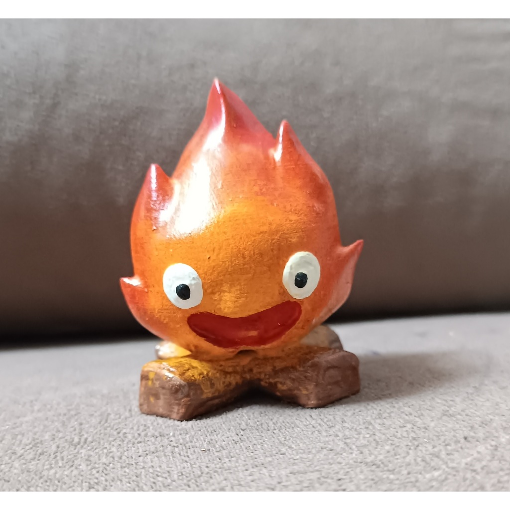 Calcifer - action figure do castelo animado - Studio Ghibli | Shopee Brasil