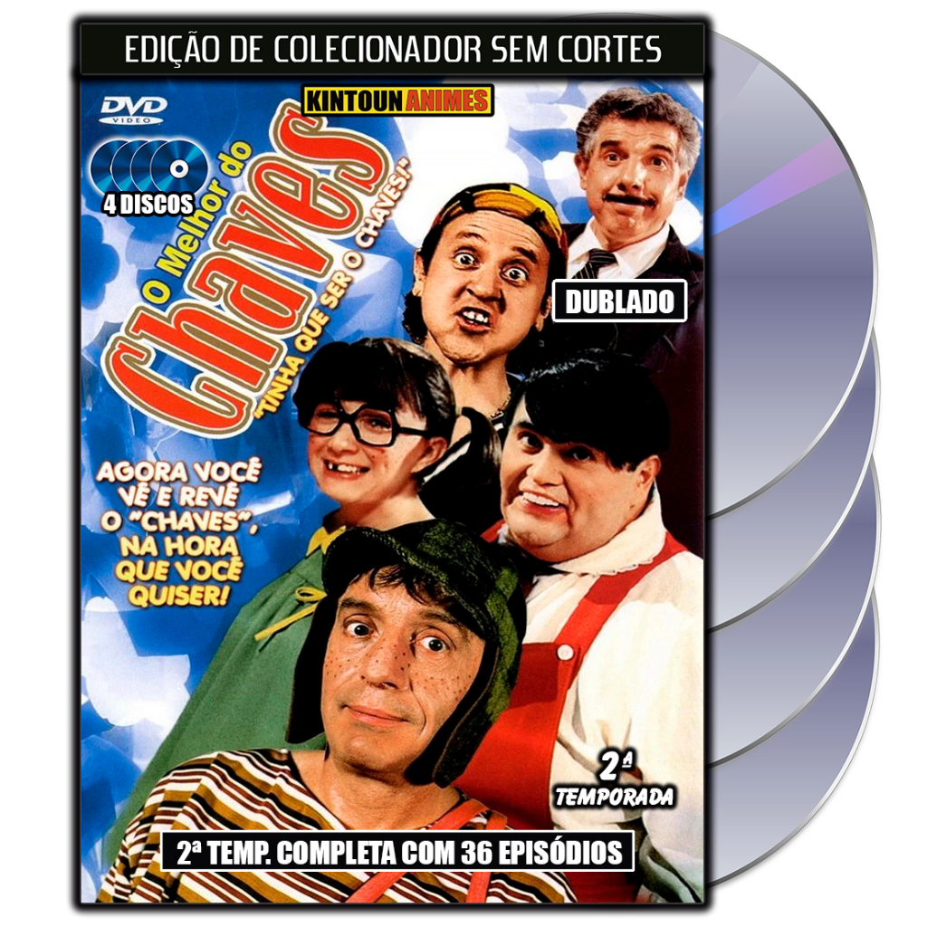 Chaves 2ª Temporada Completa e Dublada Em Dvd | Shopee Brasil