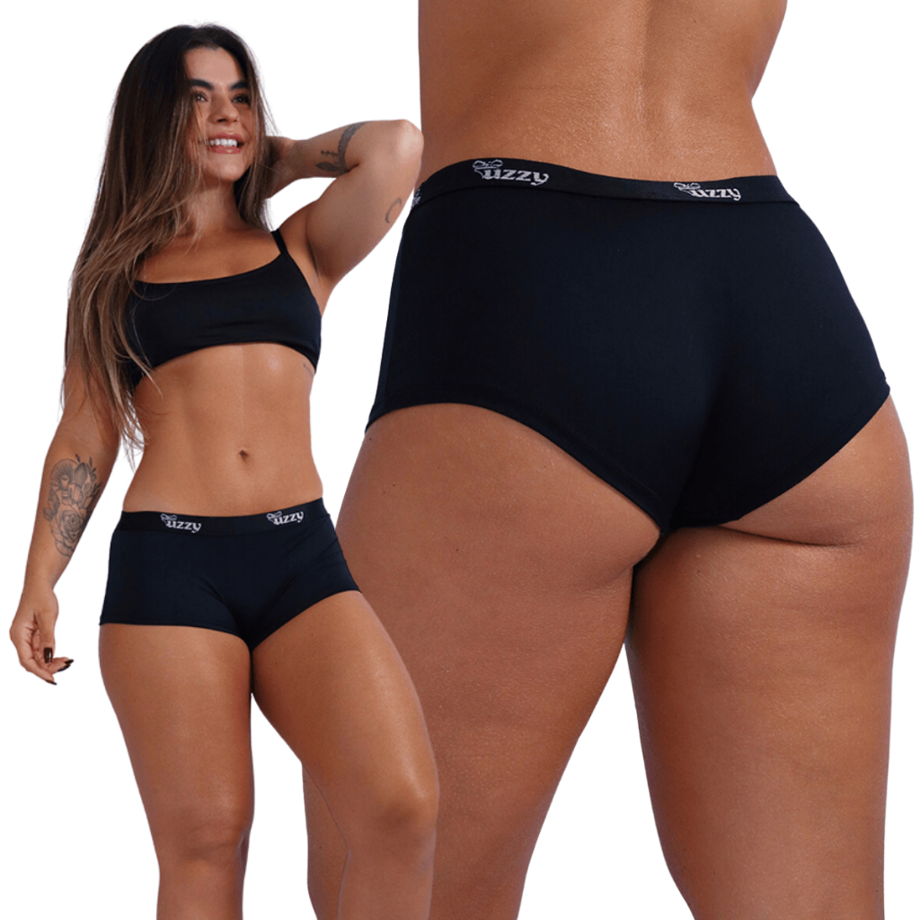 Kit 5 Calcinha Boxer Box Cueca Calcinhas Feminina Microfibra Adulto Shortinho | Shopee Brasil