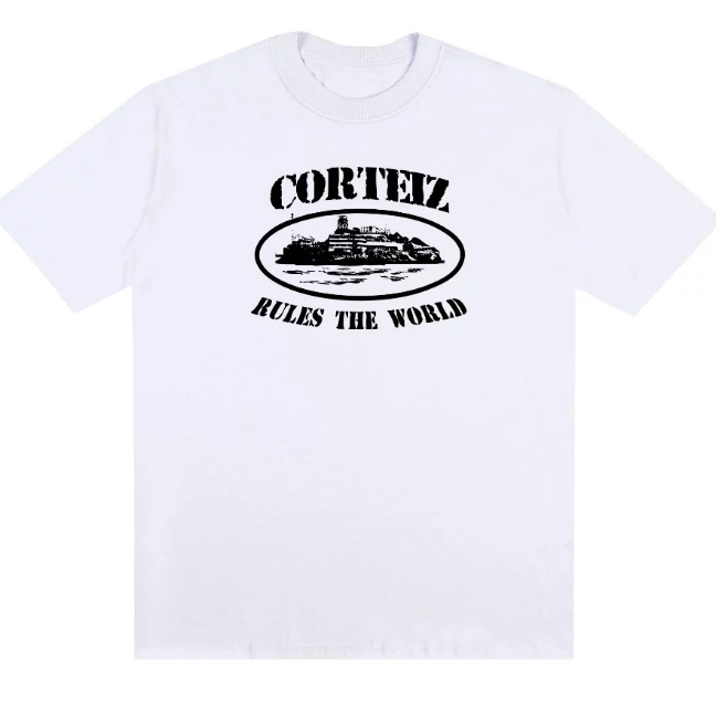 Camiseta Cortez Streetwear Camisa Masculina 100% Algodão Premium Corte Rules the World | Shopee ...
