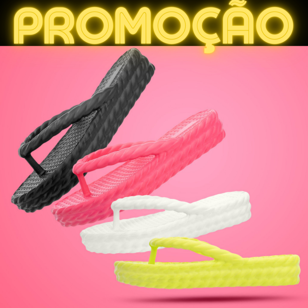 Chinelo 3 tiras com trança para você que busca um modelo feminino ...