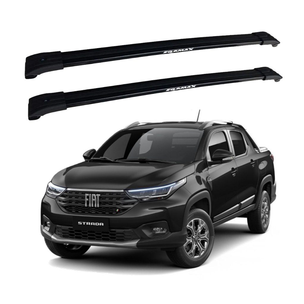 TRAVESSA LARGA EQMAX PRETO FIAT NOVA STRADA CAB DUPLA 2020 2021 2022 ...