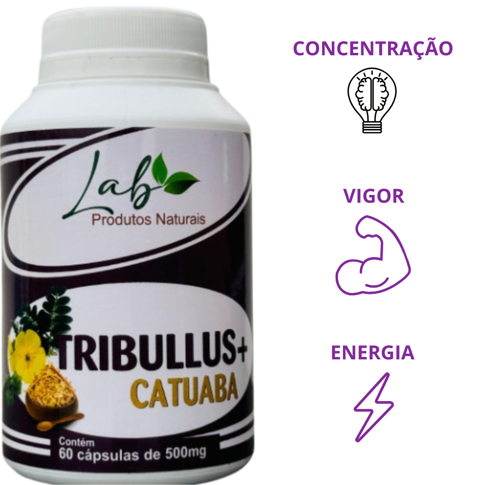 Catuaba + Tribulus - 60 capsulas 500mg - Suplemento Alimentar | Shopee ...