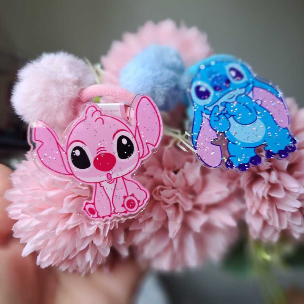 Elastico de cabelo do Stitch / xuxinha infantil Stitch | Shopee Brasil