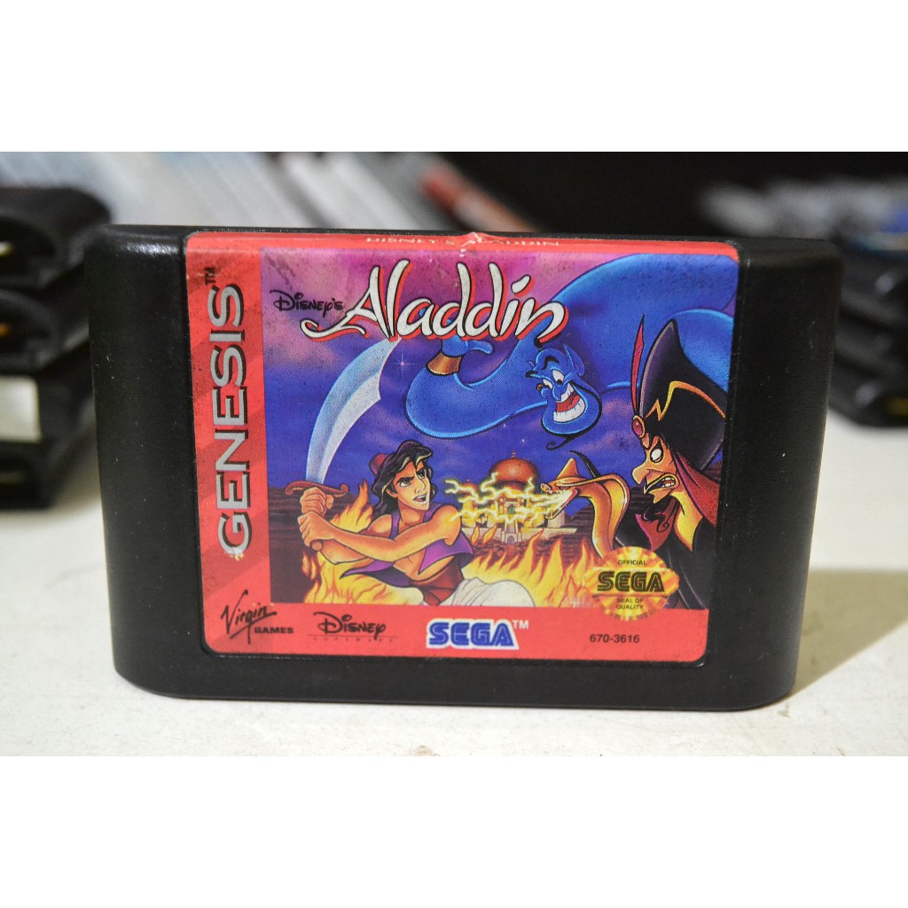 Aladdin Sega Mega Drive Original | Shopee Brasil