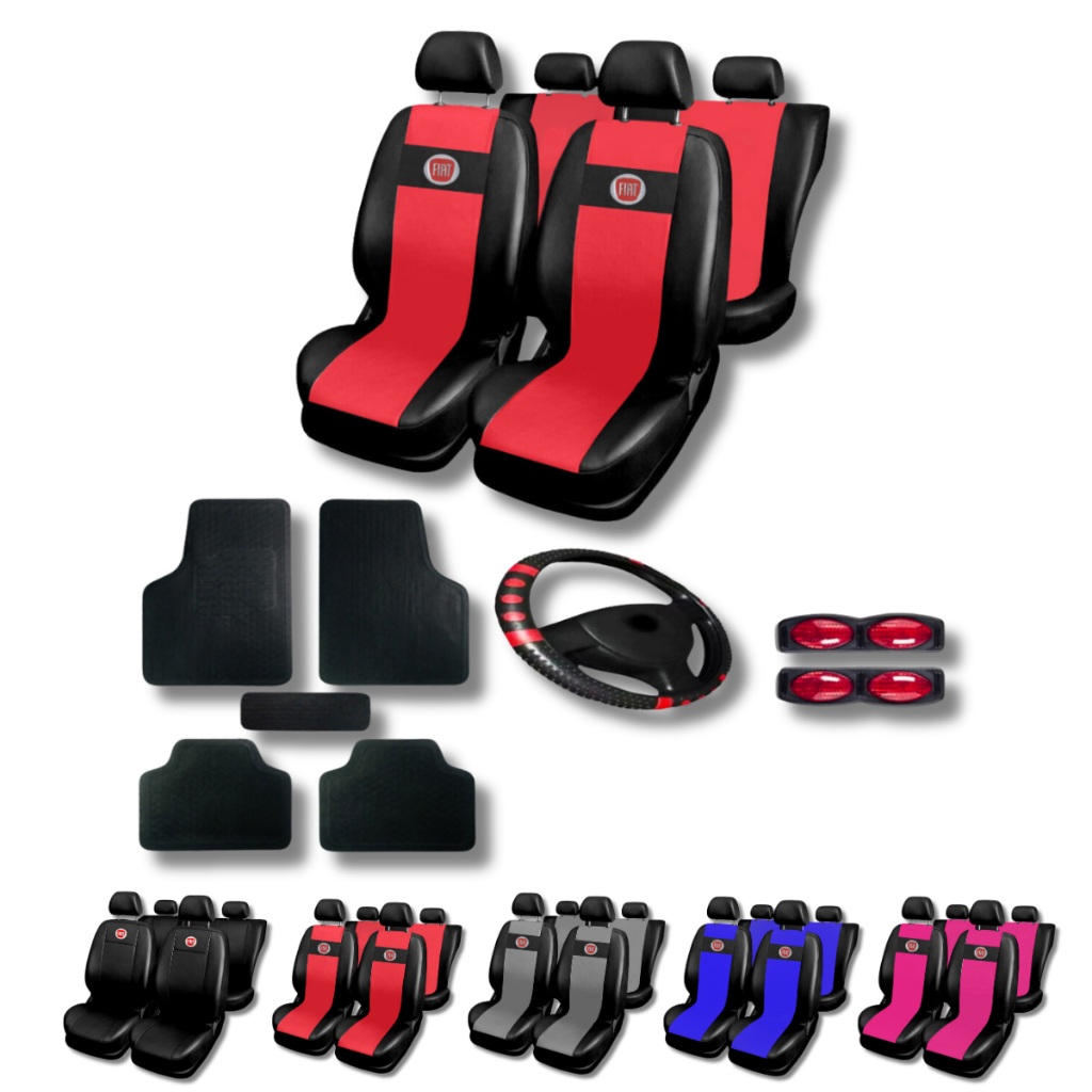 Capa de Banco de Couro Carro Palio Uno Siena Argo tapete de carro capa de volante de carro ...