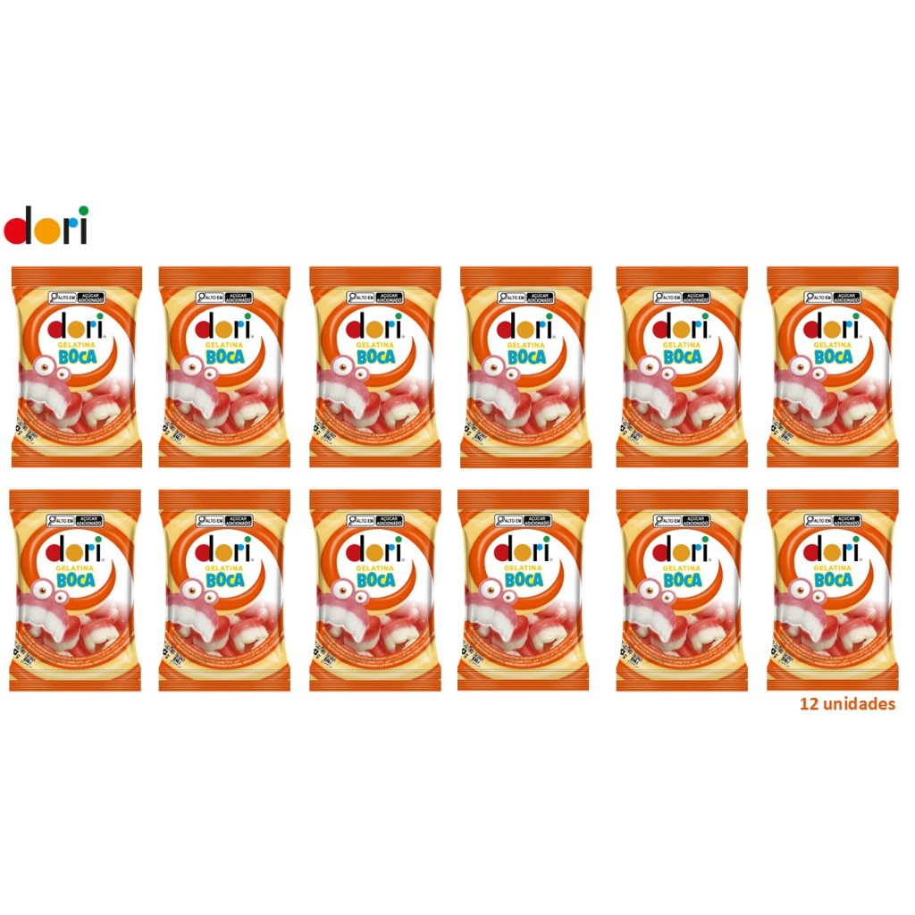 KIT DORI GELATINA BOCA 12X60G | Shopee Brasil