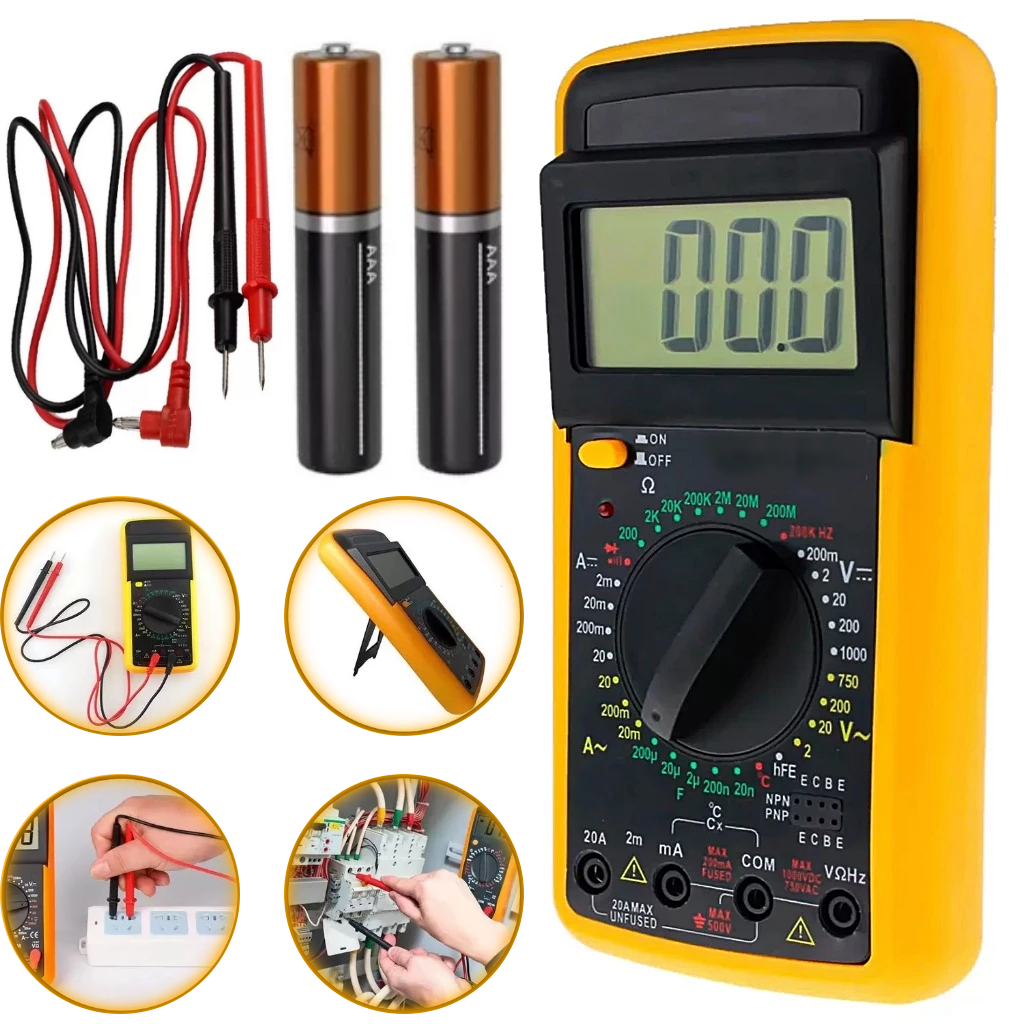Multimetro Capacímetro Digital Profissional Portátil BOM-6007 | Shopee ...