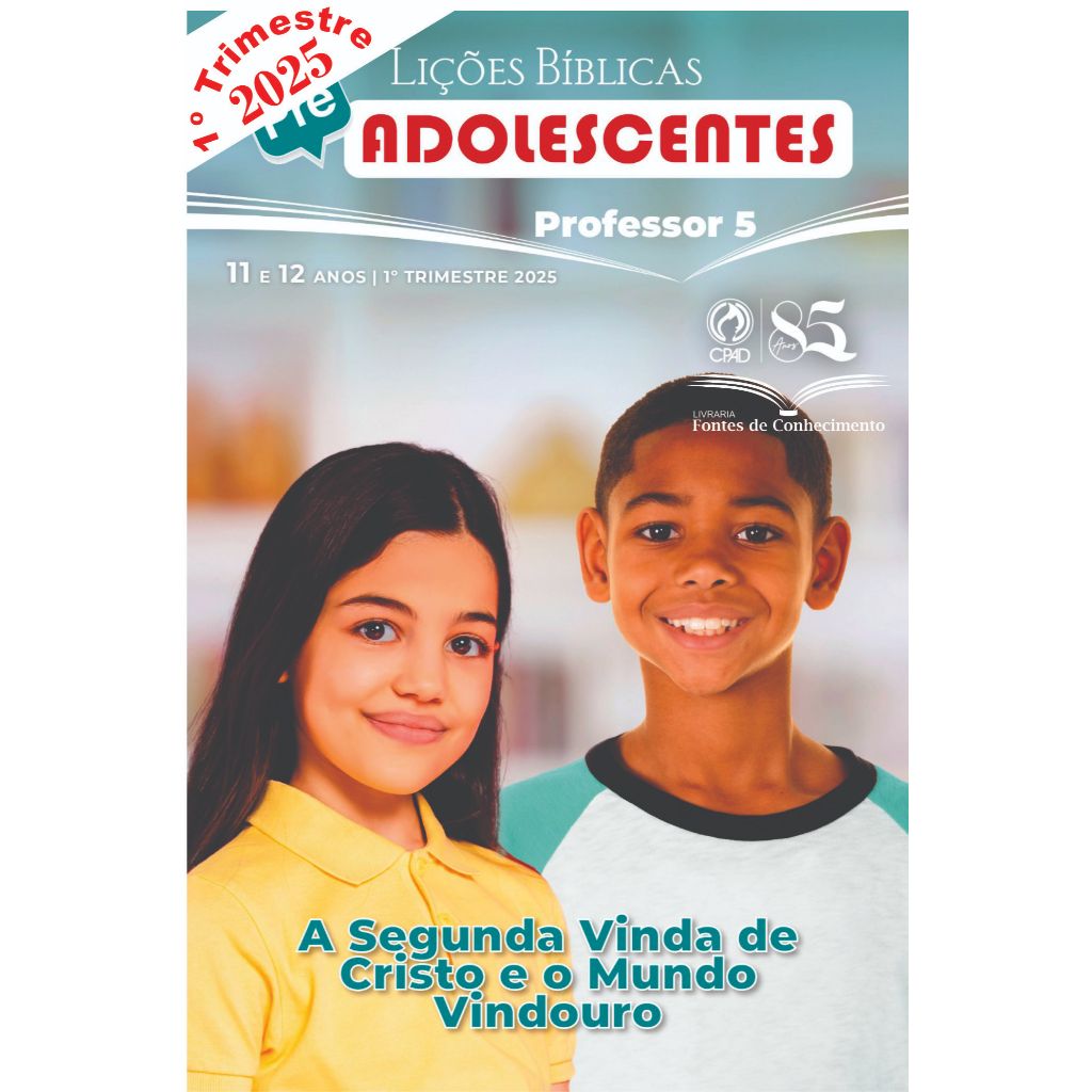 Revista Lições Bíblicas Ebd Pré Adolescentes Professor 1º Trimestre ...