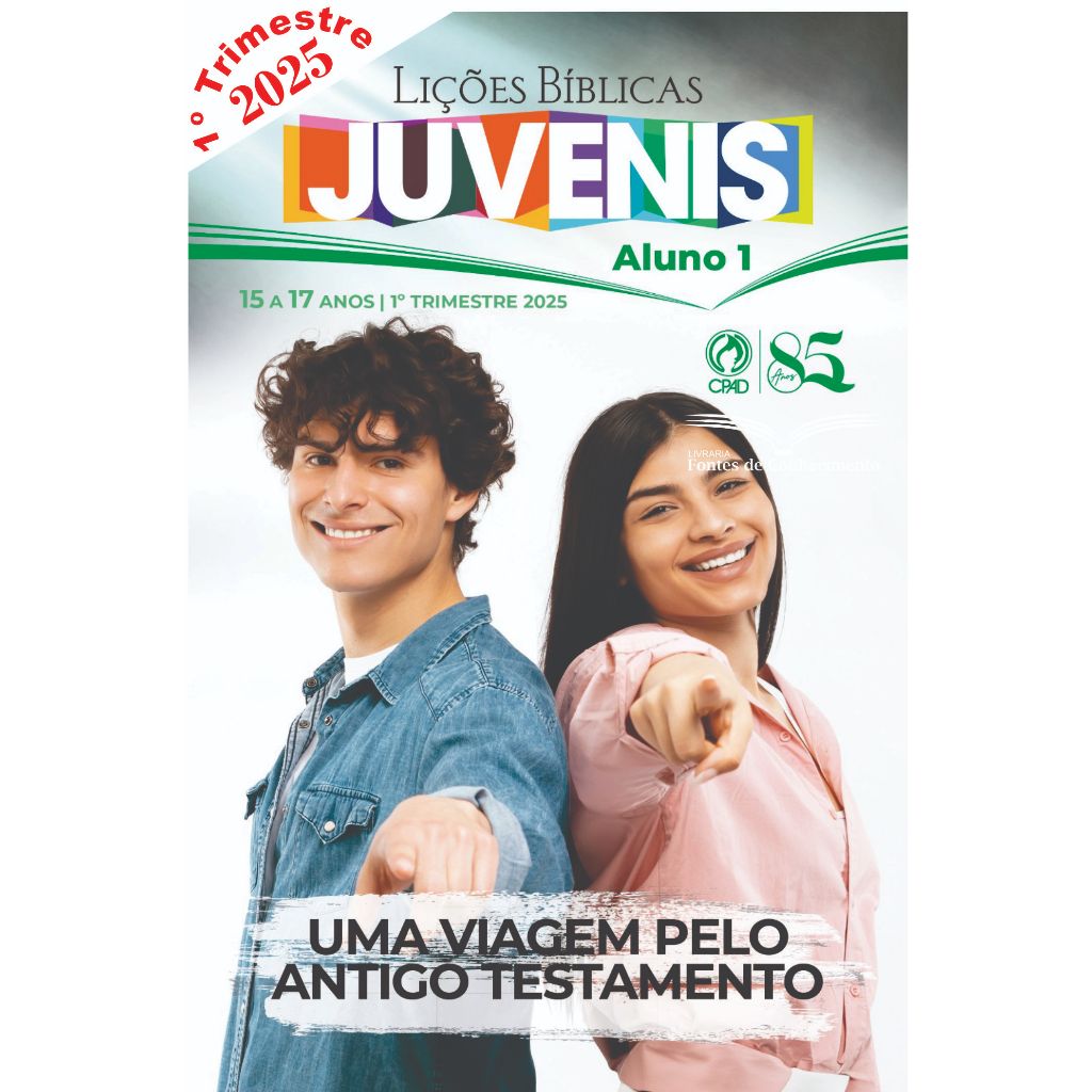 Revista Lições Bíblicas Ebd Juvenis Aluno 1º Trimestre 2025 Cpad ...