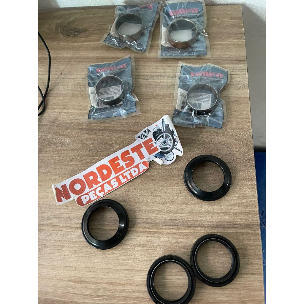 Kit Retentor+ Bucha Guia Deslizante Sup+inf Xr 200 crf 230 nx350 SAHARA ...