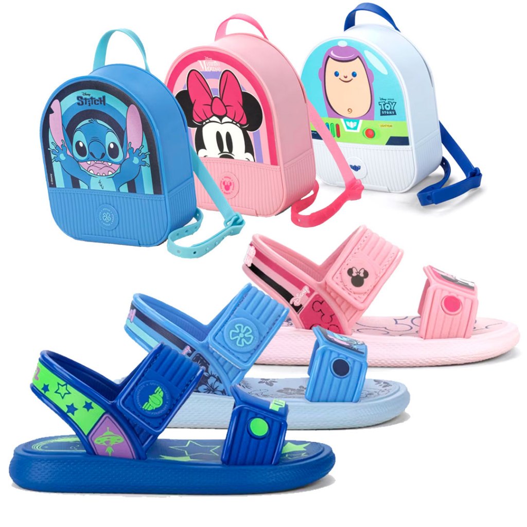 Sandalia Kids Disney Mochila Baby Grendene 23078 | Shopee Brasil