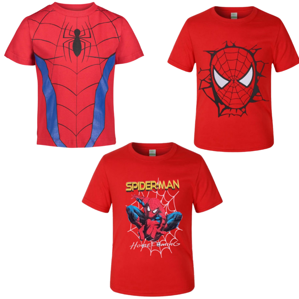 Homem Aranha -CAMISETA Fantasia Infantil Personagens Meninos Hulk Homem ...