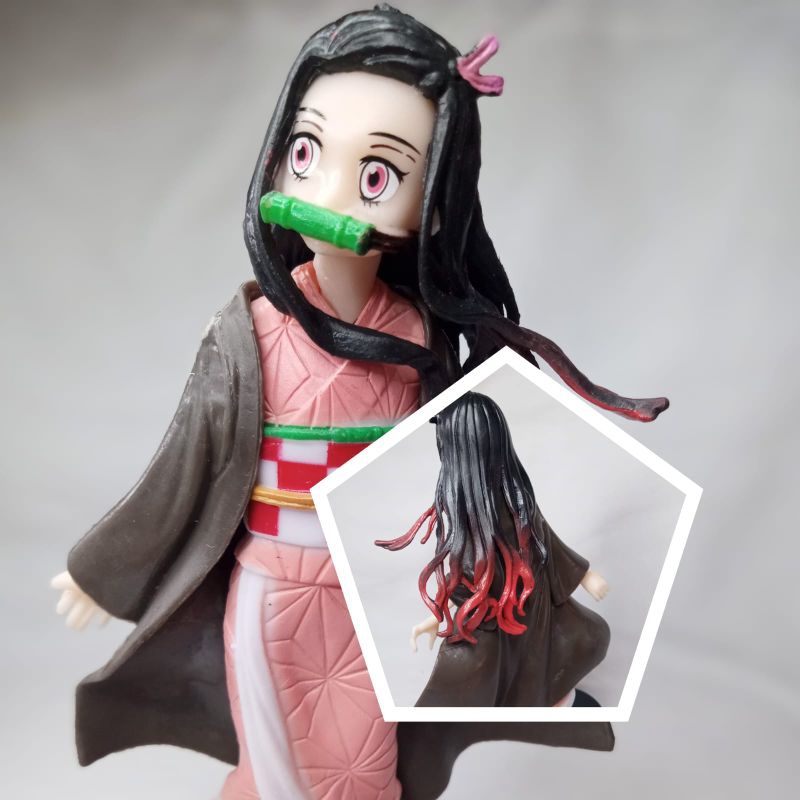 Anime! Nezuko Action Figure - Demon Slayer (Kimetsu no Yaiba) - Com ...