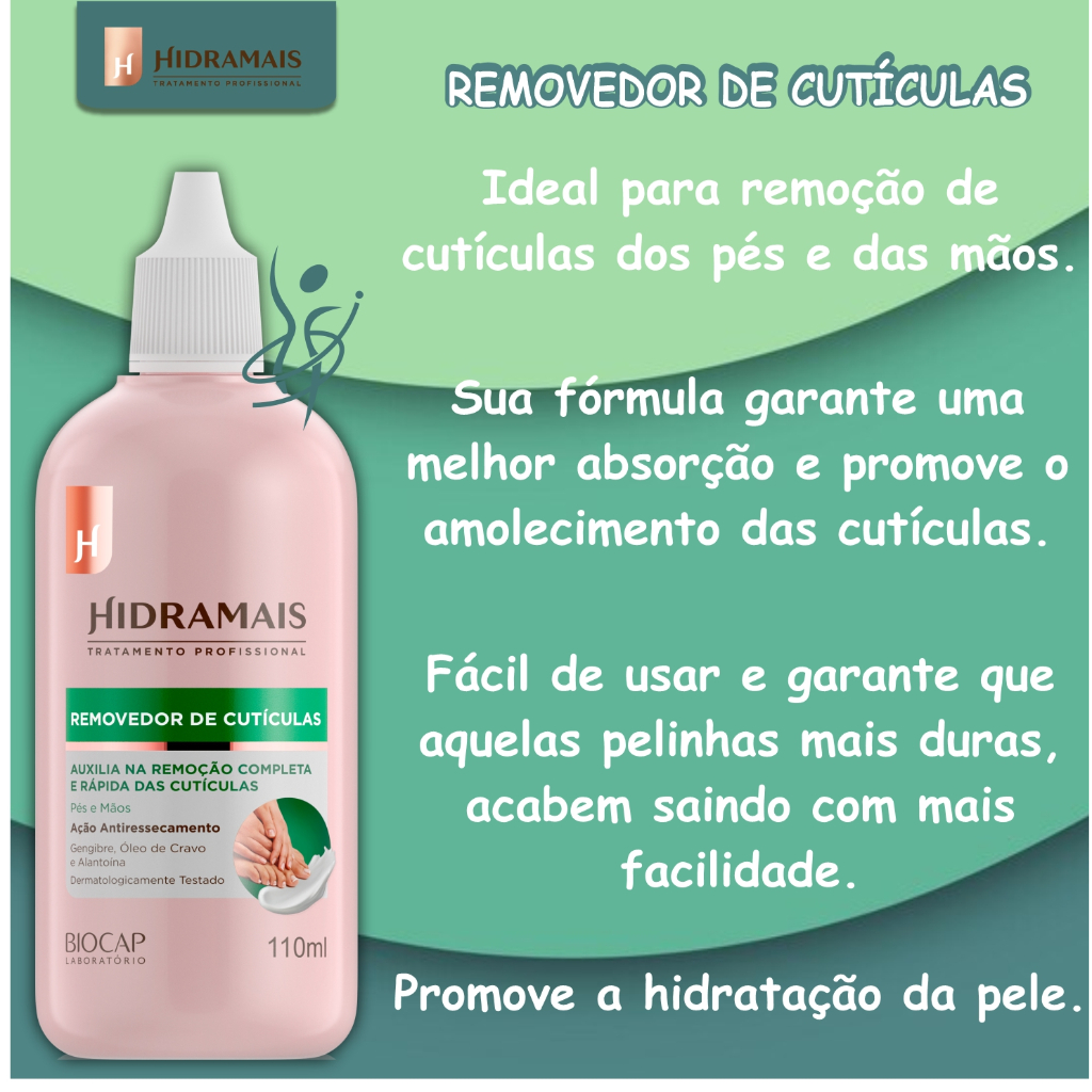 Hidramais Emoliente Removedor de cutícula Molinho remoção de cutícula ...