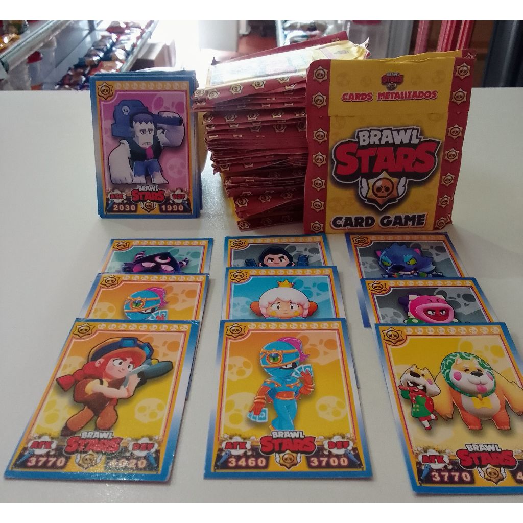 200 CARDS COLECIONAVEIS BRAWL STARS + 200 CARDS LILO E STITCH | Shopee ...